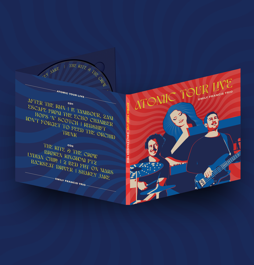 ATOMIC TOUR LIVE - 2 DISC CD – EMILY FRANCIS TRIO STORE