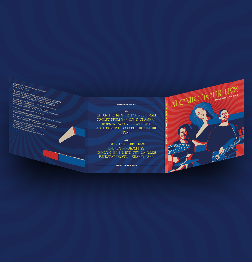 ATOMIC TOUR LIVE - 2 DISC CD – EMILY FRANCIS TRIO STORE